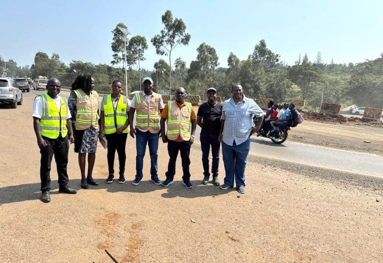 KeNHA assesses ongoing reconfiguration of killer Coptic Roundabout ...