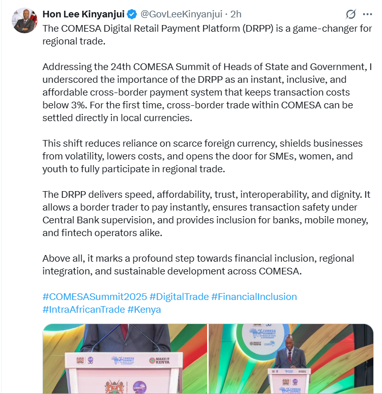 COMESA launches digital payment platform to boost regional trade – Lee ...
