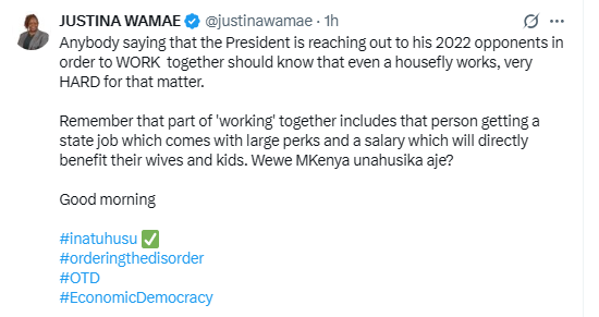 Wamae slams misconceptions about Ruto reaching out to 2022 opponents ...