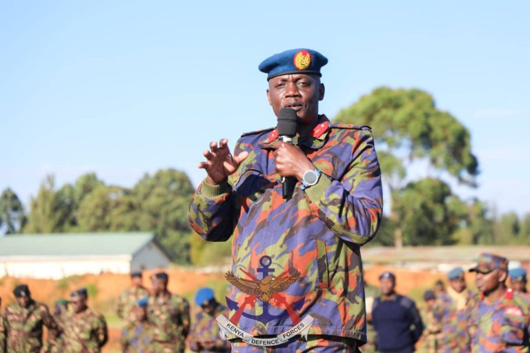 New KDF recruits begin military journey in Eldoret training school ...