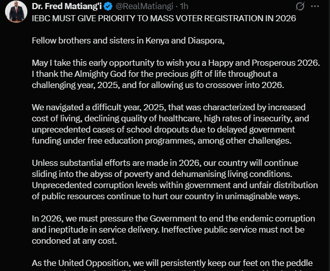 Matiang’i warns Kenya risks sinking deeper into poverty without action ...