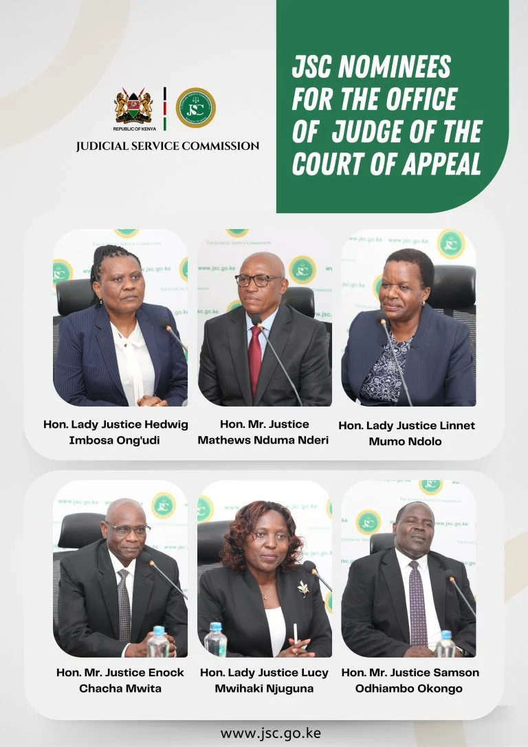 List of 15 Court of Appeal judges appointed by Ruto - People Daily