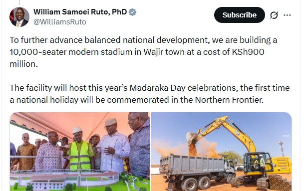 Wajir County set to host 2026 Madaraka Day celebrations - People Daily