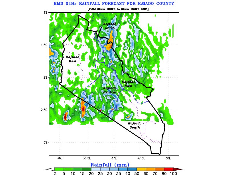 Kenya Met forecasts heavy downpour in Nairobi on March 13 - People Daily