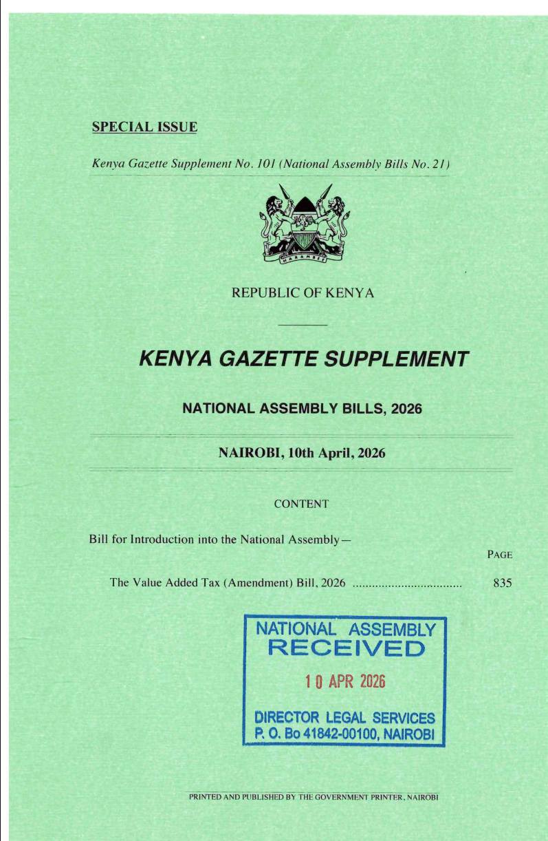 National Assembly approves VAT reduction from 16 per cent to 8 - People ...