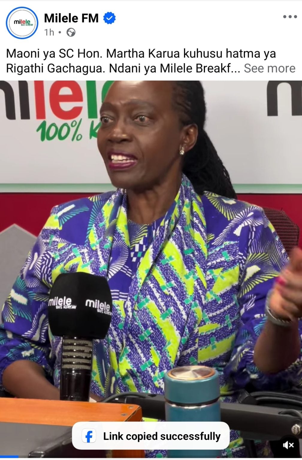 Karua questions court rulings, cites contradictions in Gachagua’s ...